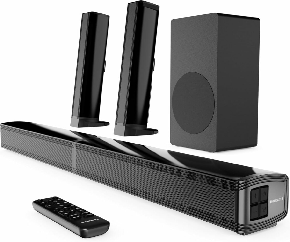 Majority Soundbar SB80 XTRA Split 2in1 Bar/Speakers 200W 2.1 with Sub ...