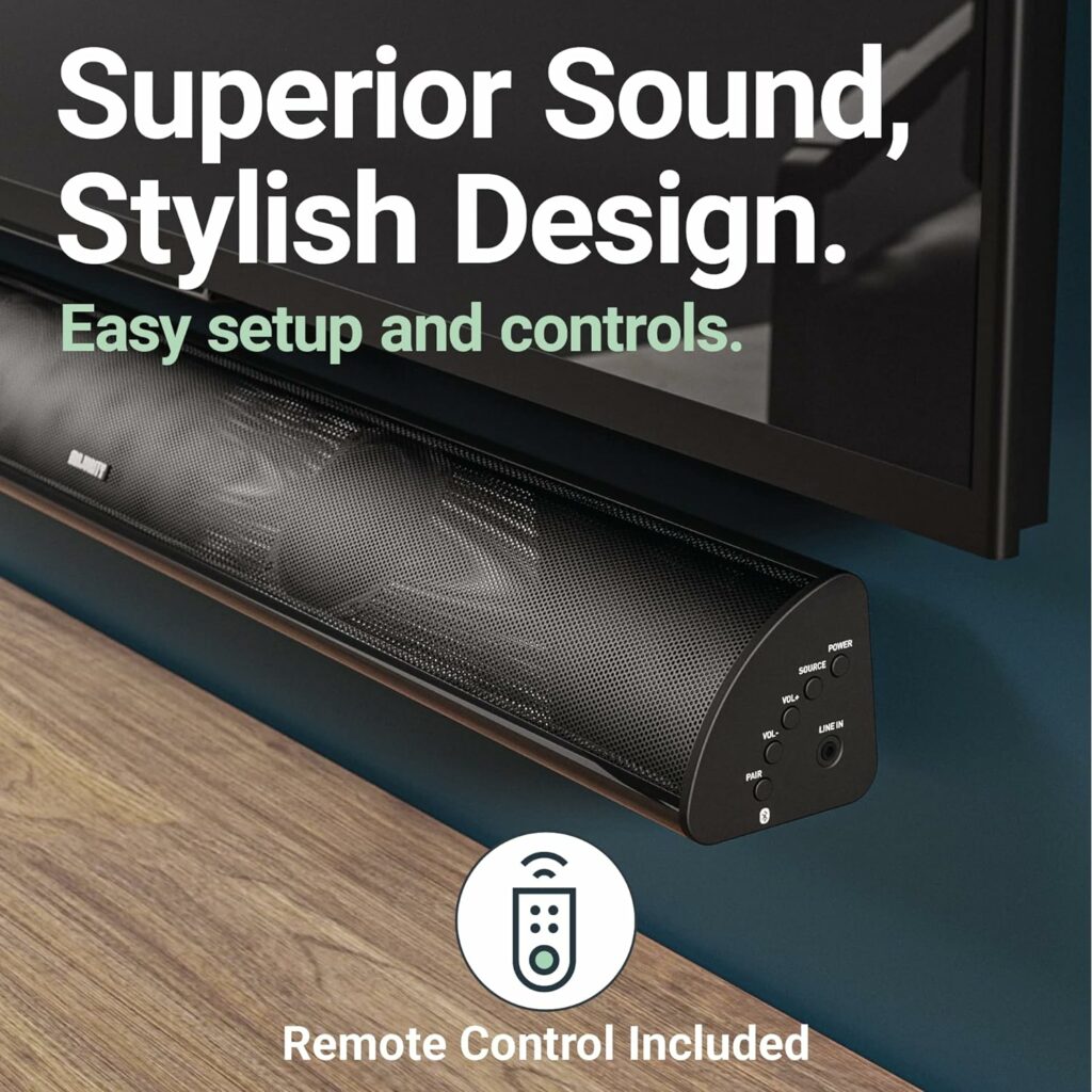 Majority Soundbar SNOWDON II 120W BT/Optical Black - Coolio